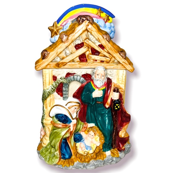 Holiday | Holy Family Cookie Jar Christmas Nativity Scene | Poshmark